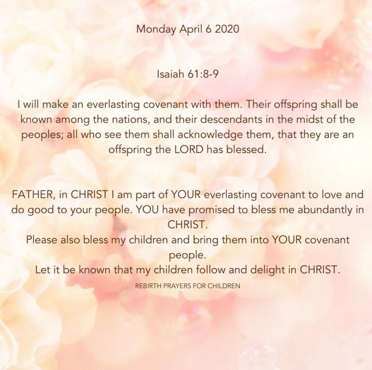Prayers for our Children April 2020 - Every Wednesday - Rebirth Ministries