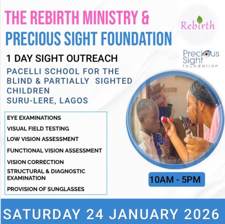 1 DAY SIGHT OUTREACH PACELLI SCHOOL FOR THE BLIND & PARTIALLY SIGHTED ...